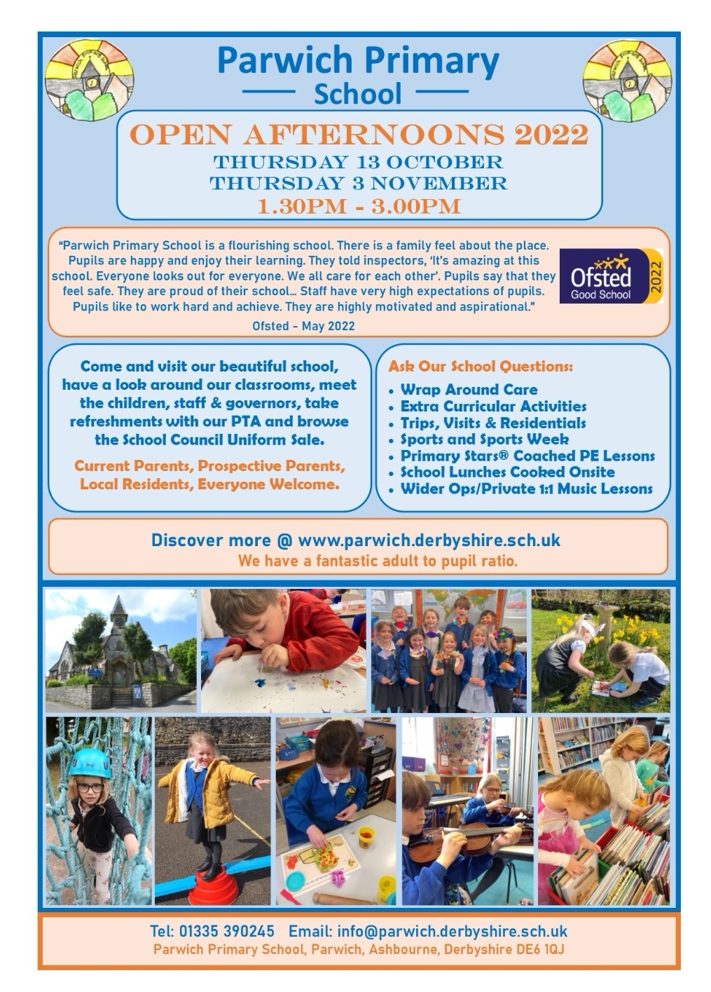 Parwich Primary School Open Days – all welcome | PARWICH.ORG