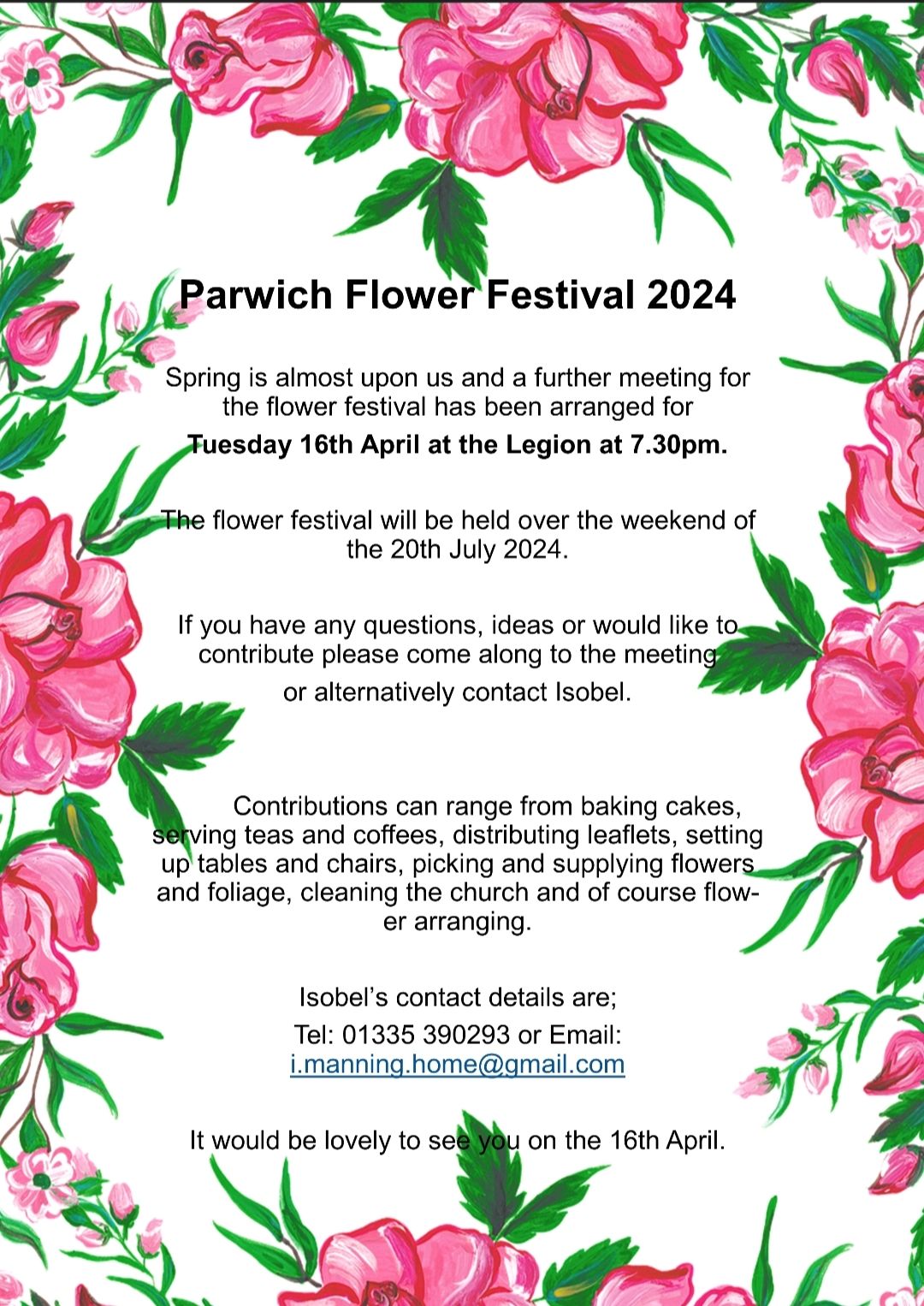 Parwich flower festival meeting | PARWICH.ORG