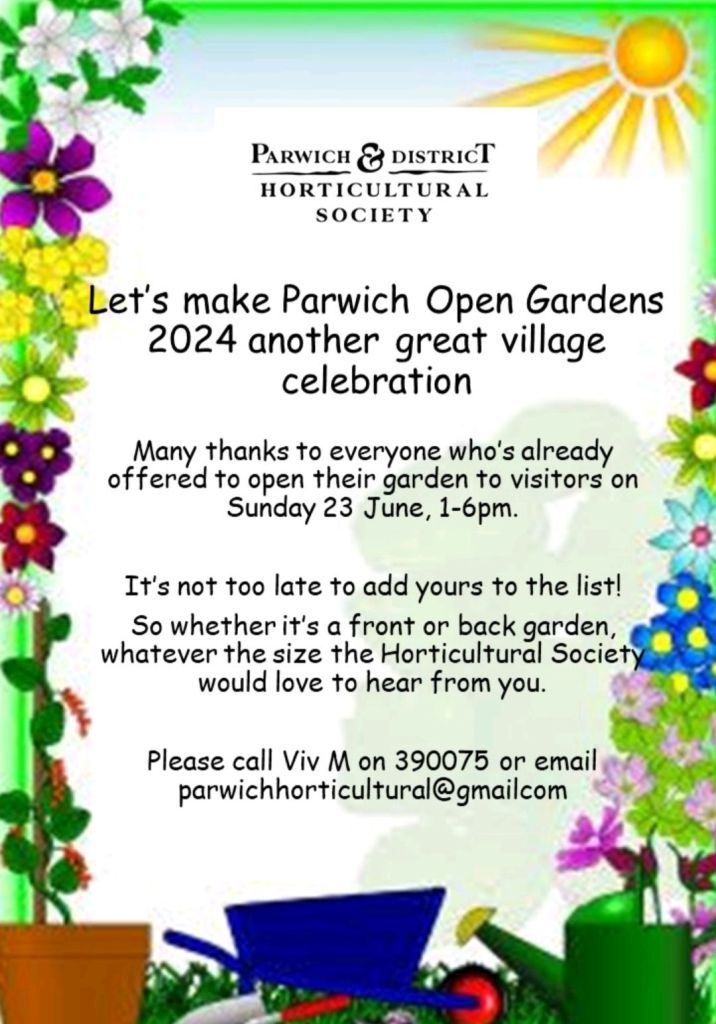 Open gardens 2024 | PARWICH.ORG
