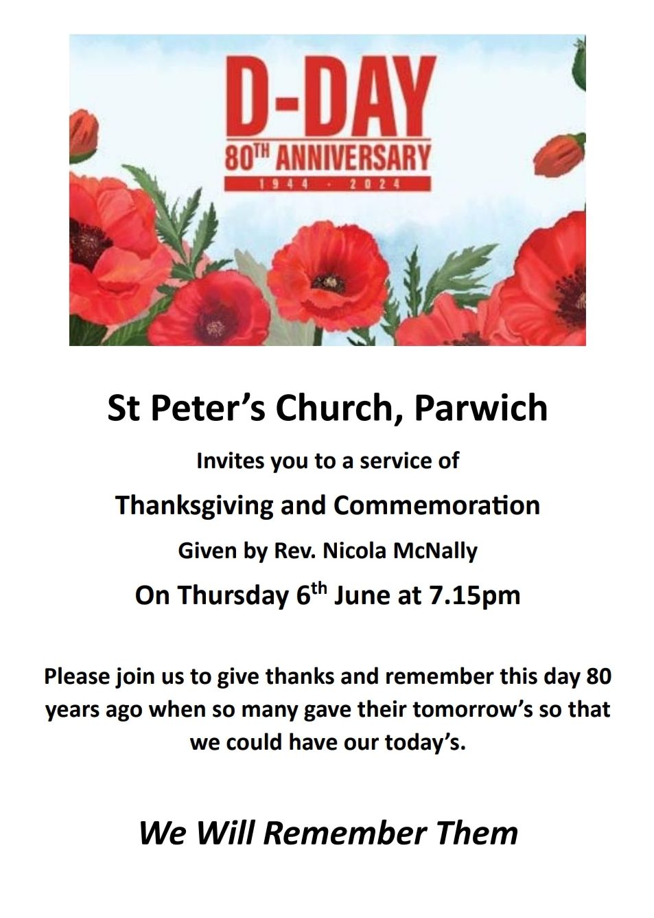 D-Day 80th anniversary | PARWICH.ORG