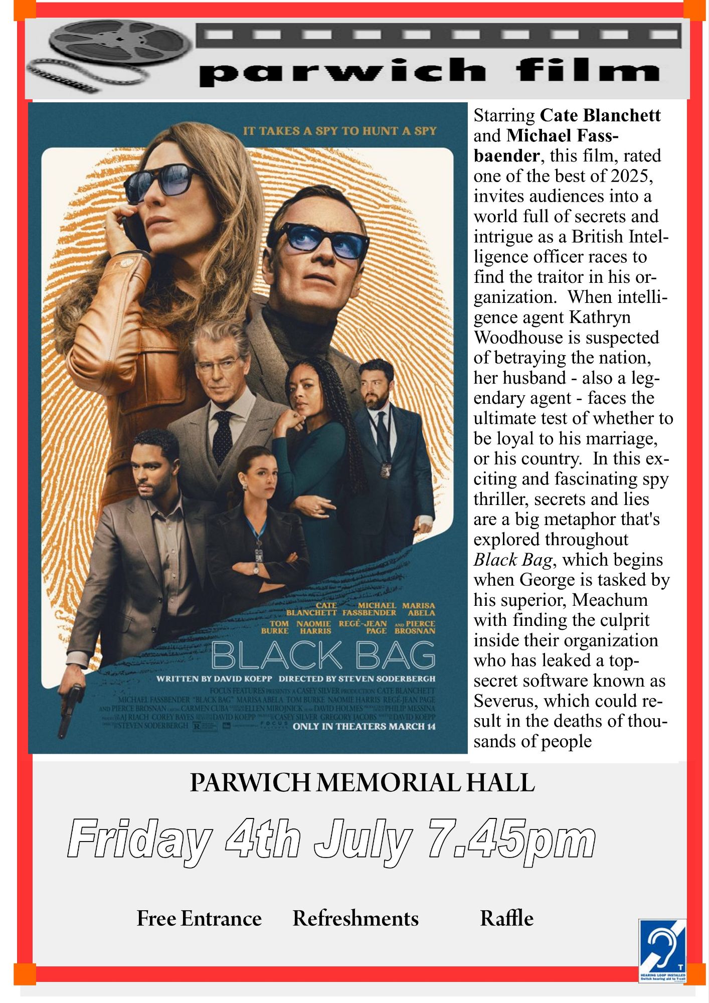 July Parwich Film Show BLACK BAG | PARWICH.ORG