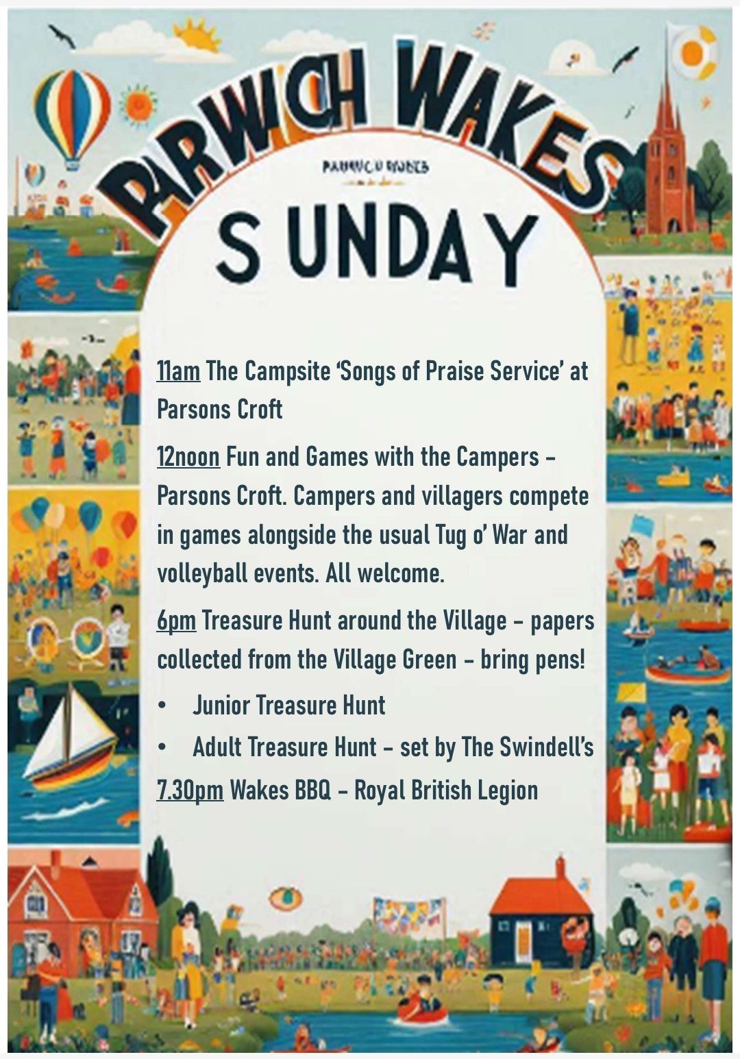 Wakes Week 2025 | PARWICH.ORG