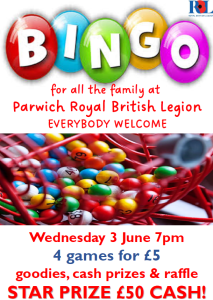 Legion June Bingo | PARWICH.ORG